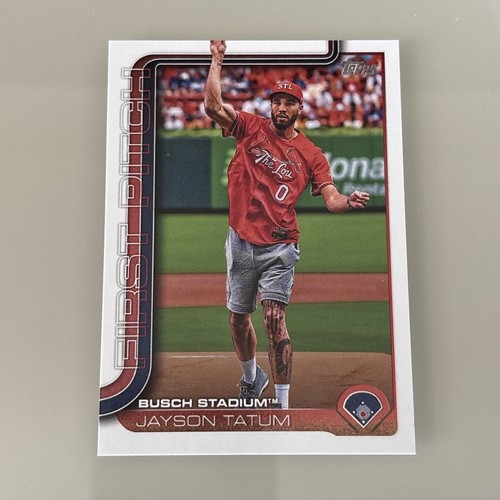 2025 Topps Series 1 First Pitch Jayson Tatum #FP-5 | eBay