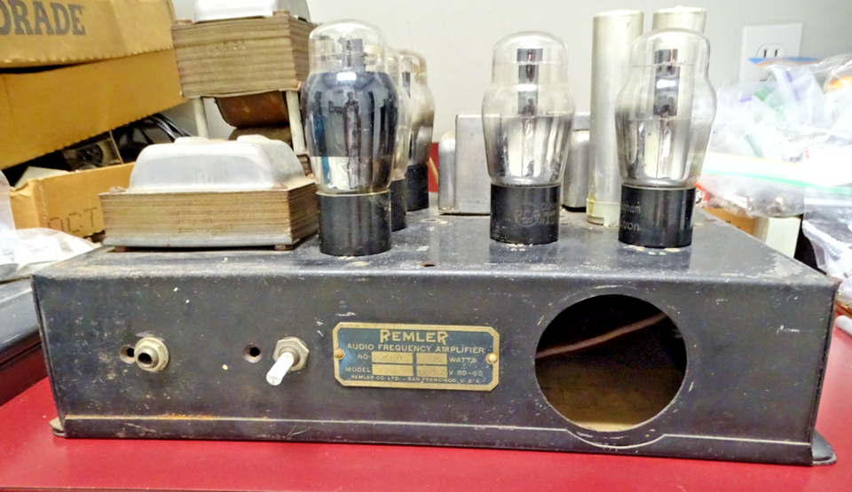 Remler Audio Amplifier, Dual Type 53 Output, 1930's, Unusual | eBay