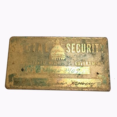 Engraving - Metal Social Security Card