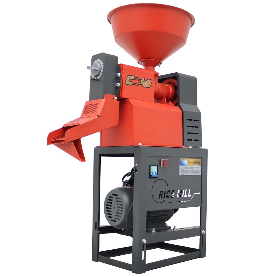 Electric Rice Milling Machine Millet Corn Huller Peeler 130-170KG/H ...