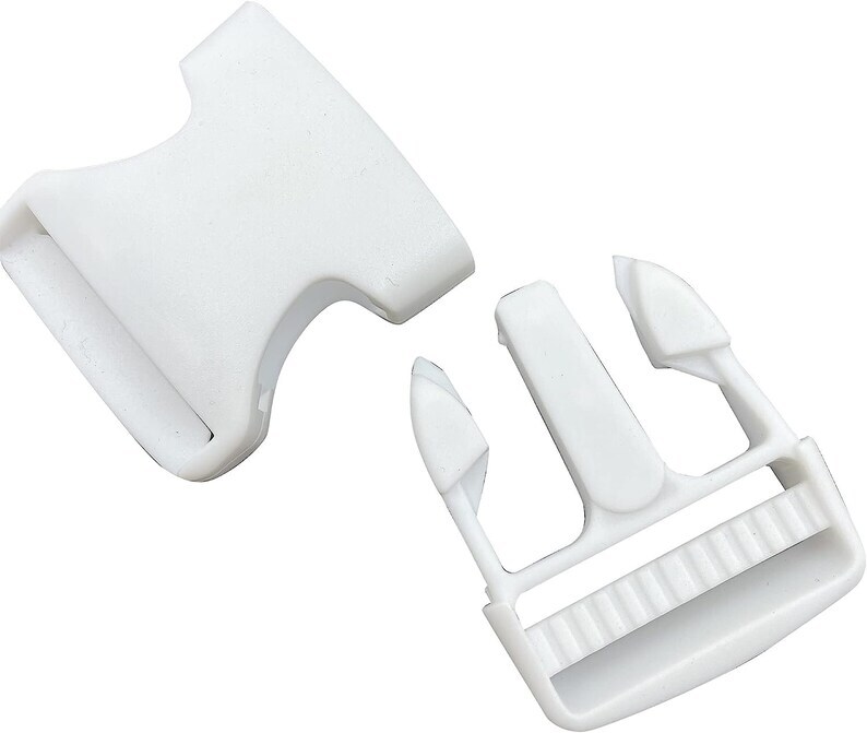 Plastic Buckle Clips for 1 Inch Straps, 4 Pack 1" Quick Side Release ...