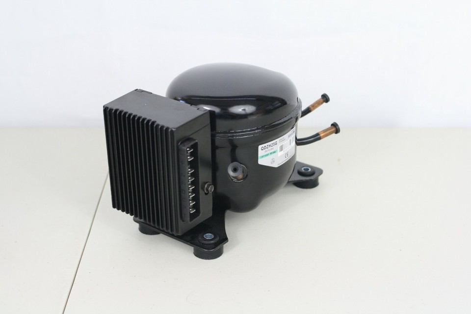 12V 24V DC Refrigeration Compressor Fridge Freezer Marine Solar QDZH25G ...