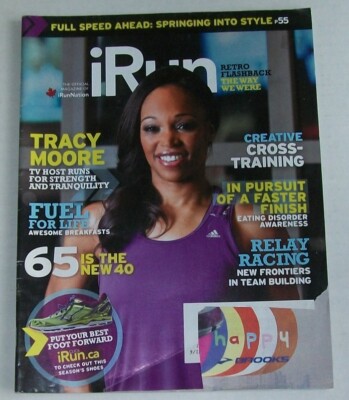 2012 canadian official iRun Nation magazine TRACY MOORE photos I RUN | eBay
