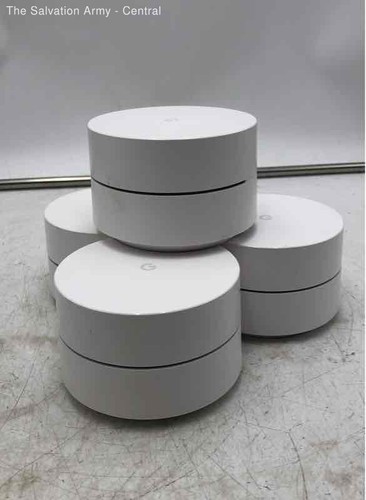 Google Mesh AC1304 White 802.11ac Dual Band WiFi Router With Cord Lot ...
