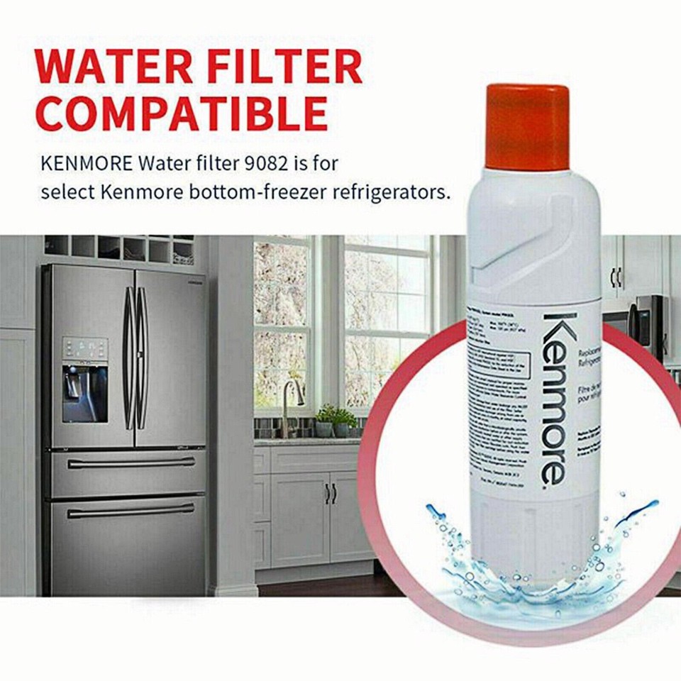 1-4 Pack Kenmore 9082 Replacement Refrigerator Water Filter For 469082 ...
