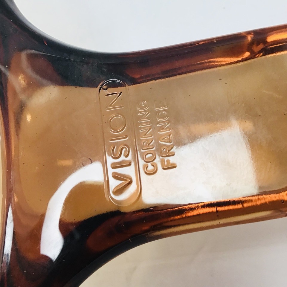 Corning Vision 10" Waffle Bottom Frying Pan SKILLET – Amber Glass ...