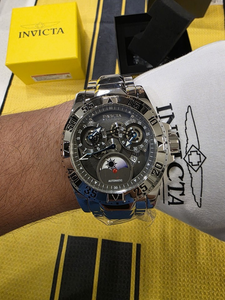 🔥Invicta RESERVE EXCURSION AUTOMATIC 49.5mm Men's Watch Stainless Steel ...