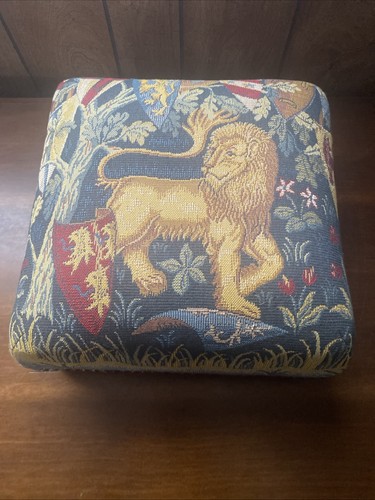 Scully Scully Animal Tapestry Footstool Featuring an King Arthur Lion ...