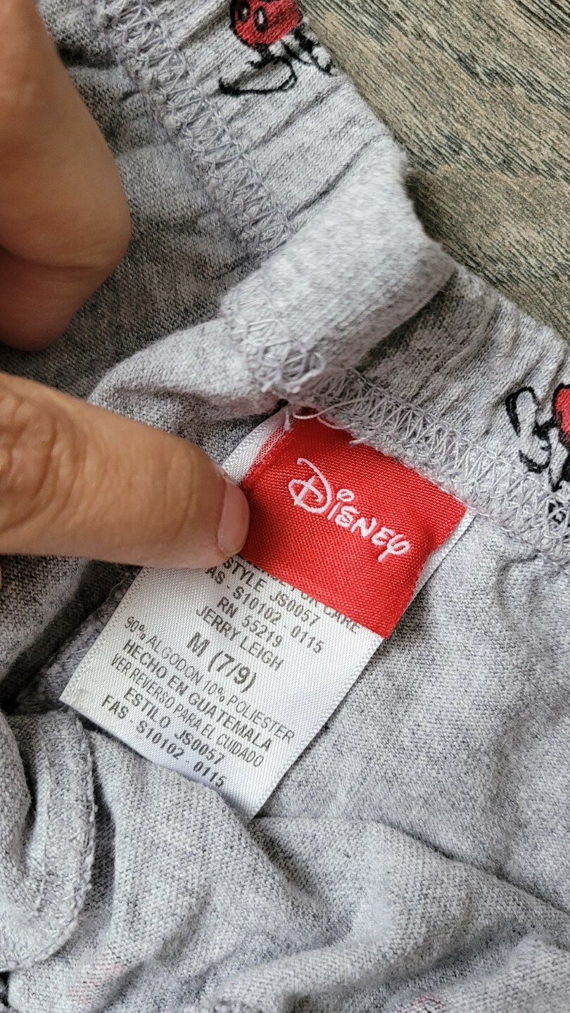 Disney Mickey Mouse Jerry Leigh Sweat Shorts Grey Siz… - Gem