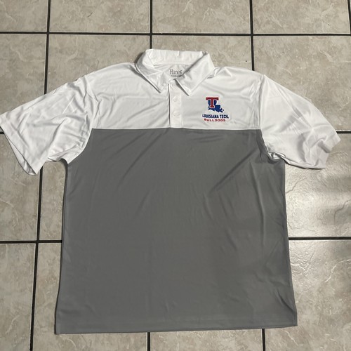 Louisiana Tech Bulldogs Hanes Polo Shirt Men’s XL | eBay