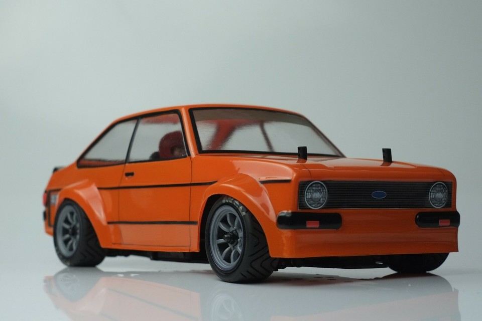 PHAT BODIES Mk2 Escort M chassis 225mm body shell Tamiya M08 M07 MB-01 ...