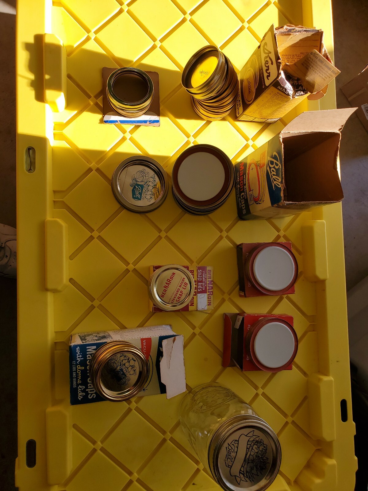 Vintage Canning Jar BERNARDIN, Mason caps, Kerr caps, wide mouth Mason ...