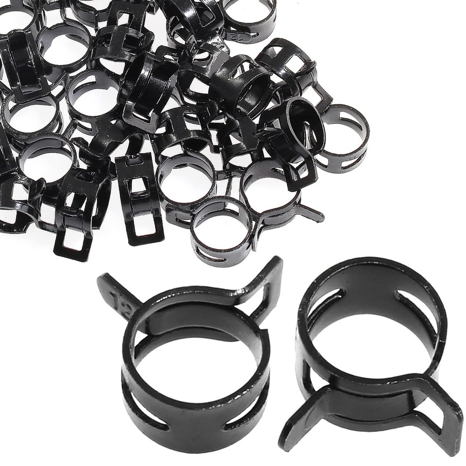 Self Clamping Spring Hose Clips Carbon Steel Clamps Sealing Radiator ...