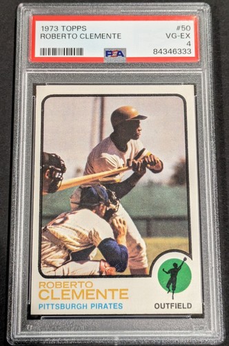 1973 Topps Roberto Clemente PSA 4 VG-EX (JUST GRADED) #50 Vintage ...