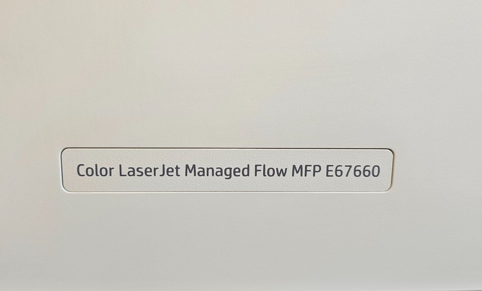 HP Color LaserJet Managed Flow MFP E67660 / Color Printer 3GY32A - Only ...