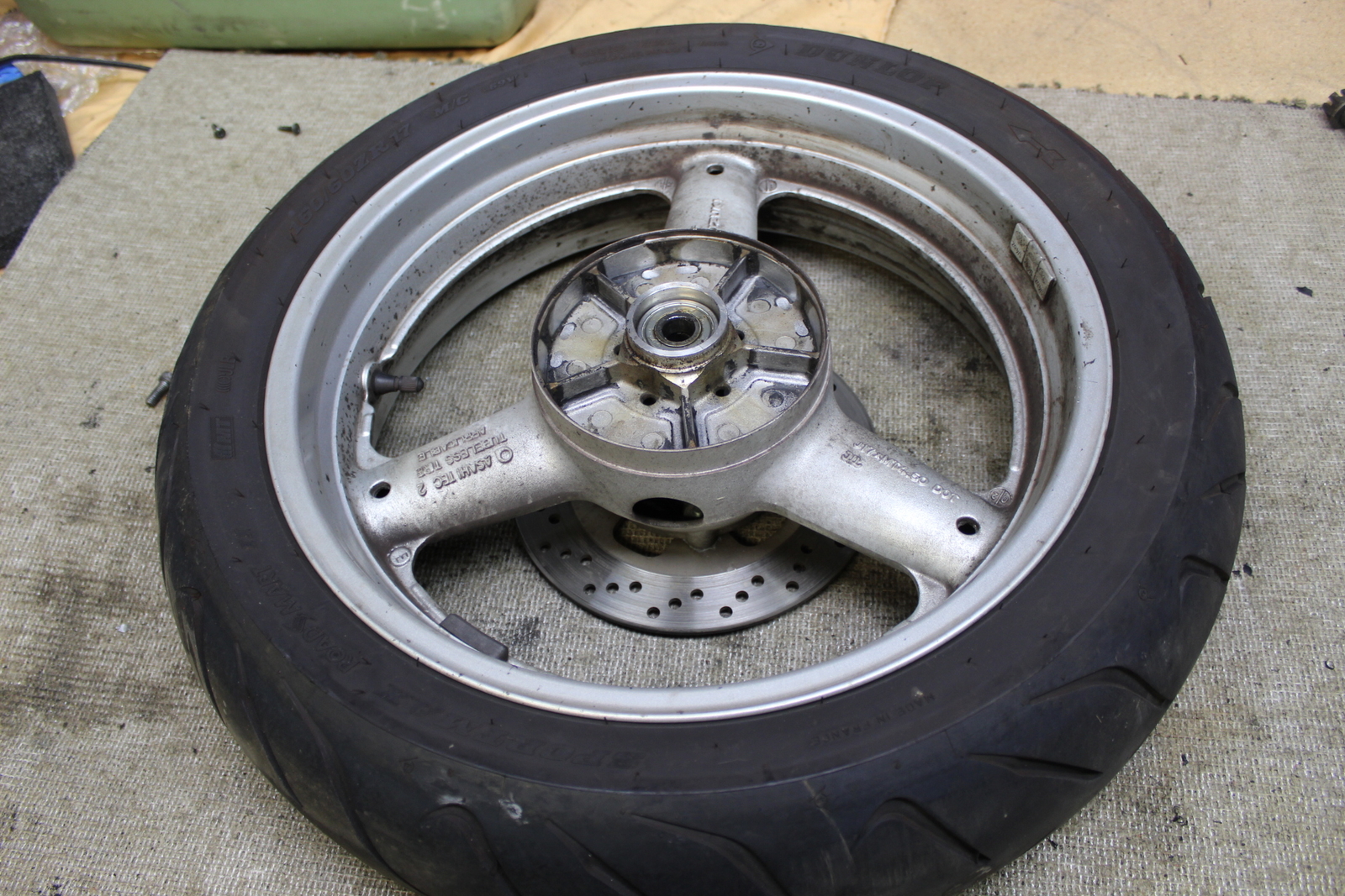 2000 Suzuki Sv650 Oem Rear Wheel Back Rim W Tire s 99 00 01 02 #E11 | eBay