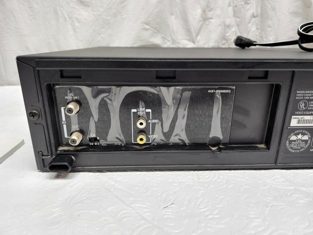 Go Video DDV9355 Double VCR VHS Recorder 4 Head Dual Dubbing Deck Eb ...