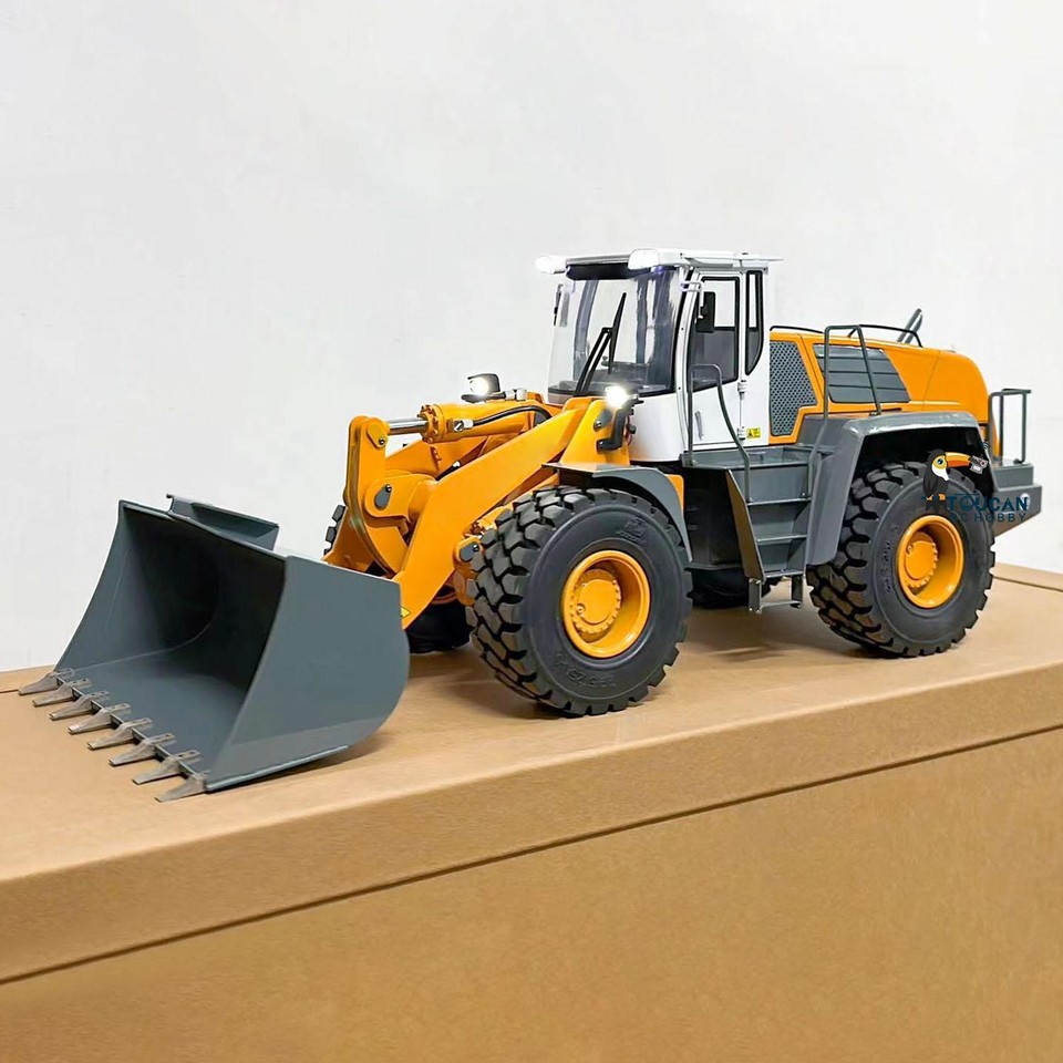 1/14 RC 580 Hydraulic Wheeled Loader Radio Control Vehicle Light Sound ...
