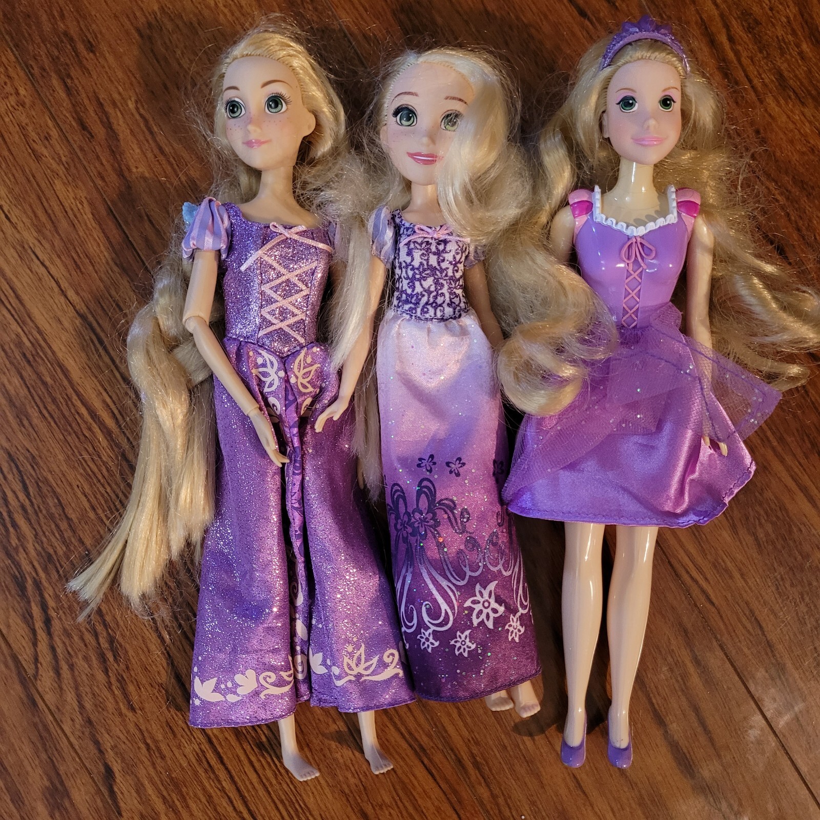 Lot Of 3 Disney Princess Barbie Type Dolls | eBay