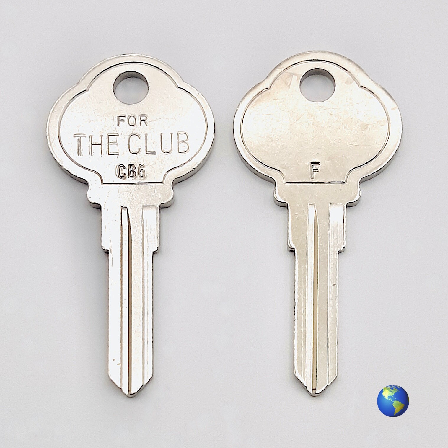 CB6 Key Blanks for Various Steering Wheel Locks by The Club (2 Keys) | eBay