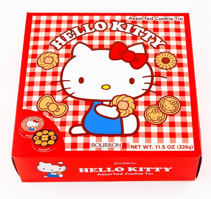 Hello Kitty Assorted Butter Biscuit Cookie Cute Kawaii Tin Sanrio 11 ...