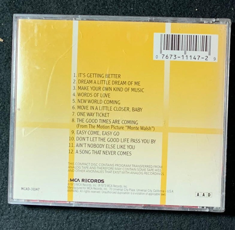 Mama's Big Ones - Mama Cass - MCA Records 31147 - CD | eBay