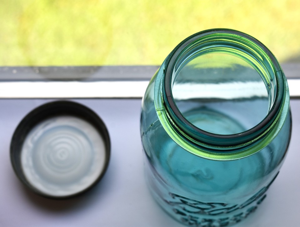 Antique Ball Perfect Mason Jar 1910-23, Underscore 5 Out of Round Oval ...