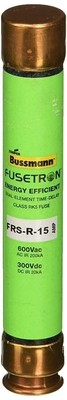 Bussmann FRS-R-15 Tron FRS-R Energy Efficient Non-Indicating Time Delay ...