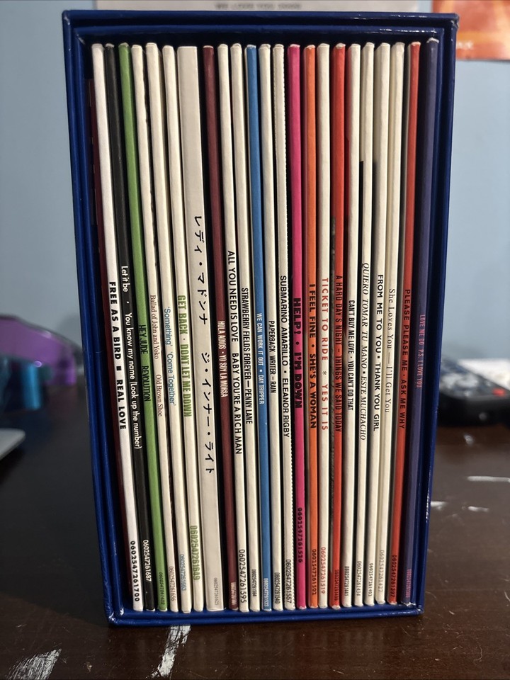 The Beatles - SINGLES COLLECTION - 7" 45rpm - 23 Vinyl Record Box Set ...