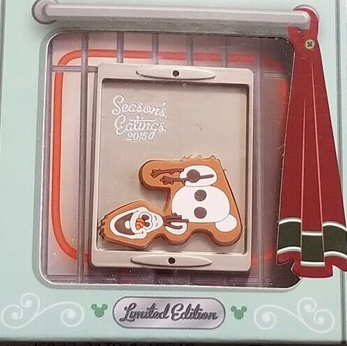 Disney Pin FROZEN Gingerbread OLAF Snowman Christmas Cookie Ltd Ed NEW ...