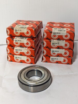 FAG 6308.2ZR.C3 Ball Bearing Single Row Dual Shield 40mm x 90mm x 23mm ...