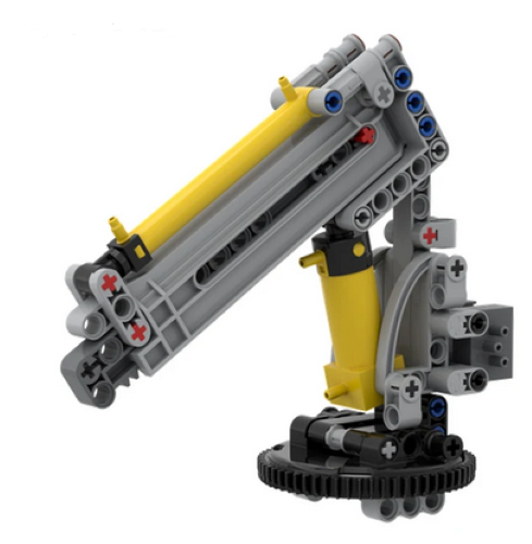 LEGO compatible Pneumatic Arm: technic,cylinder,switch,hose,robot,rack ...