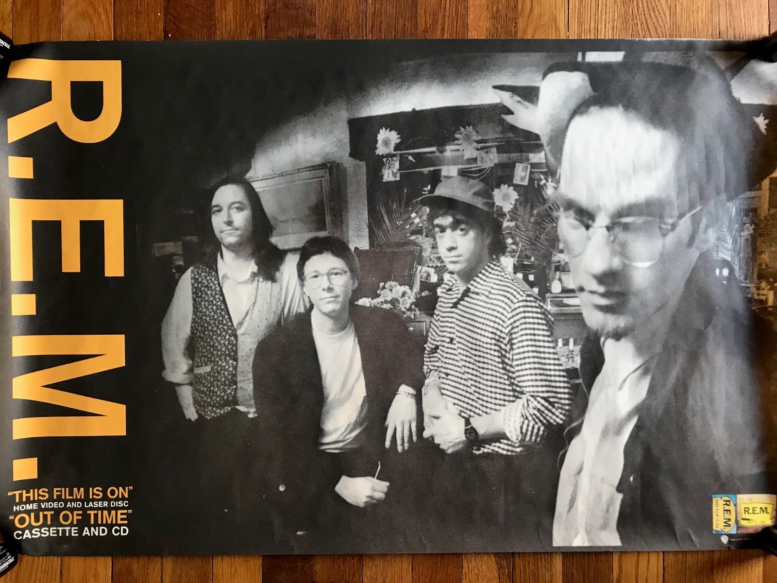 R.E.M. - The Film Is On / Out Of Time RARE original promo poster 1991 ...
