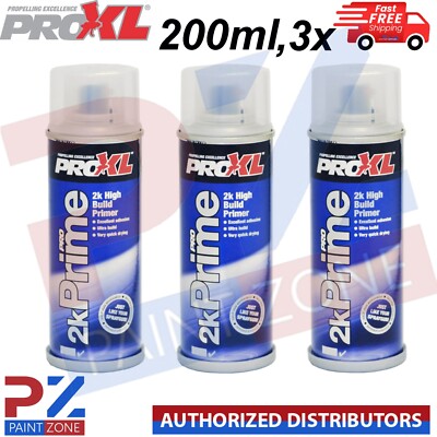 3X PRO XL PRO 2K PRIME HIGH BUILD FILLER PRIMER AEROSOL 200ML - PROXL ...
