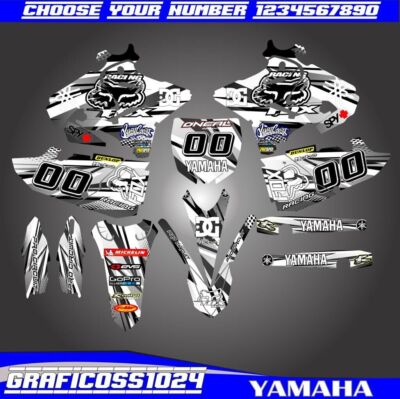 2015-2020 YAMAHA YZ 125 250 GRAPHICS KIT DECALS DECO YZ125 YZ250 2019 ...