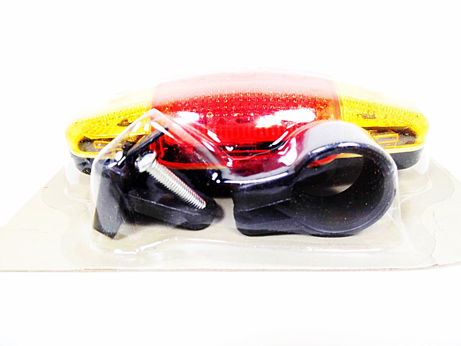 Bicycle Safety Light Red Amber Flashing LED Rear Bike Tail Lights Night ...