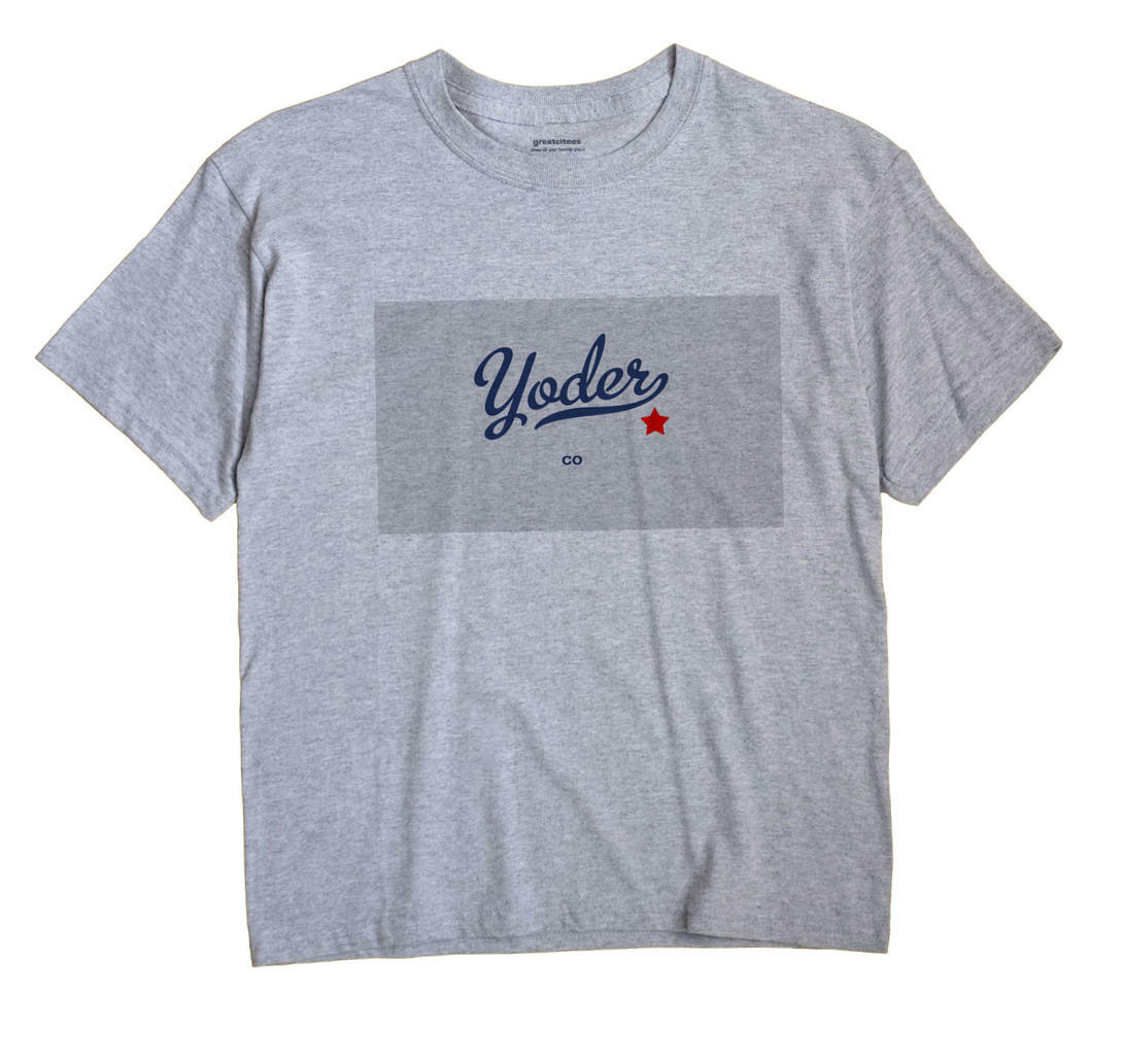 Yoder Colorado CO T-Shirt MAP | eBay