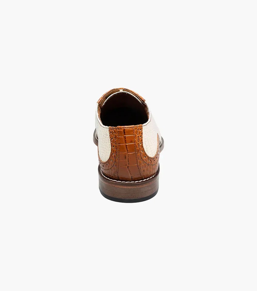 Stacy Adams Tarango Modified Cap Toe Oxford Shoes Tan Multi 25770-238 ...