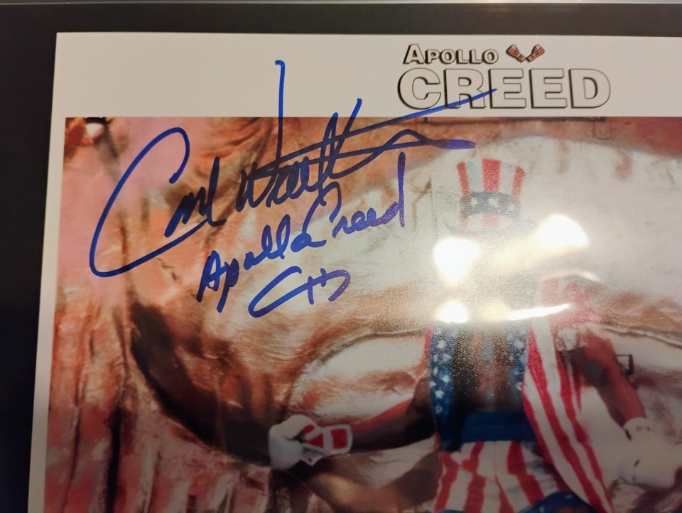 Carl Weathers Autograph Apollo Creed Rocky IV JSA Certified | eBay