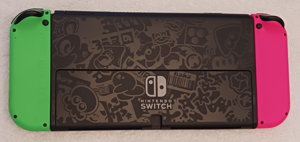 Nintendo Switch OLED Splatoon Edition 128GB Bundle W/ Games ...