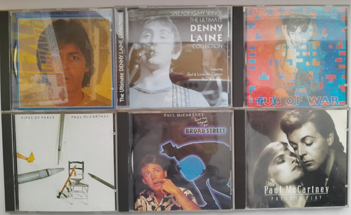 Paul McCartney 6xCD Job Lot - inc McCartney ll/TugOfWar/PipesPeac ...