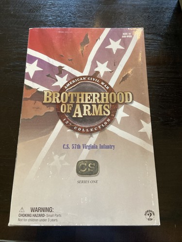 Brotherhood of Arms C.S. 57th Virginia Infantry 12" Figure Sideshow Toy ...