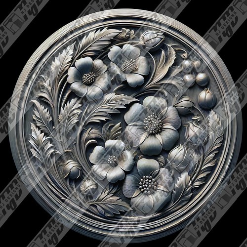 3D Illusion Floral HD High Resolution Image Laser PNG Digital Bas ...