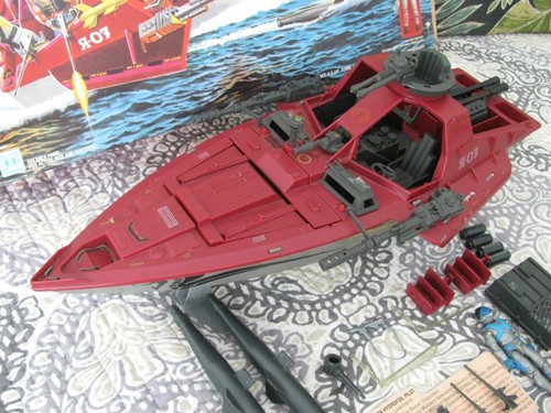 VINTAGE HASBRO GI JOE 1985 COBRA HYDROFOIL (MORAY) 96% COMPLETE with ...