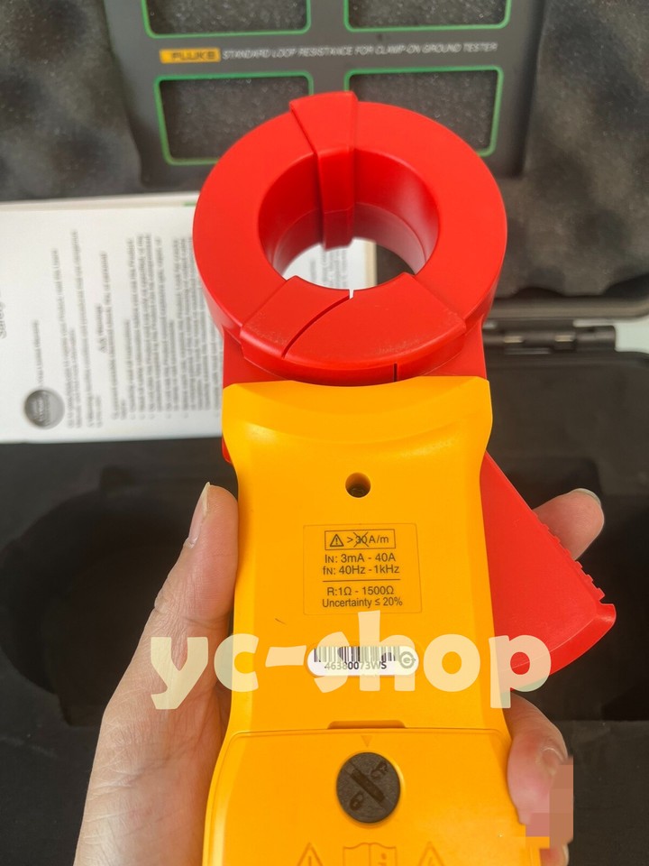 1PC FLUKE 1630-2FC Stakeless Earth Ground Loop/AC Leakage Current Clamp ...