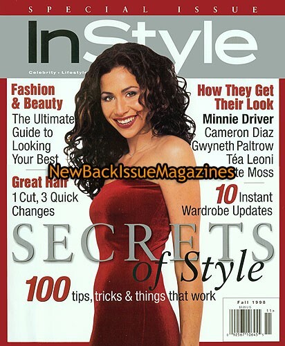 InStyle 9/98,Minnie Driver,Tea Leoni,Sarah Michelle Gellar,September ...