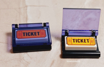 New LEGO Opera Ticket Movie Concert Tickets Set Printed Lot of 2 Train ...