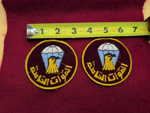 Post Desert Storm Iraqi Army Special Forces patches both right shoulder ...