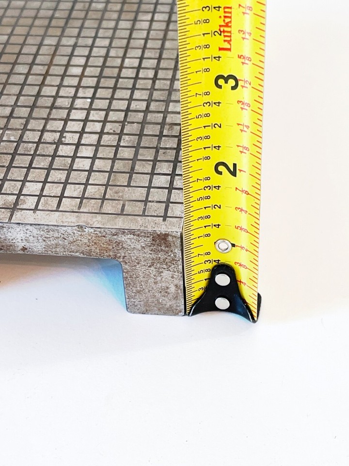 Grooved Machinist Tool & Die Surface Lapping Plate 6" X 3-5/8" X 1-1/2 ...