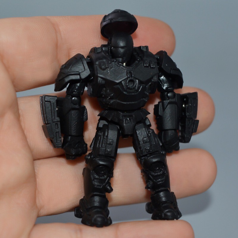 Mega Bloks Construx 3D DIY 2.3in MK44 Anti Hulk Armor Black White ...